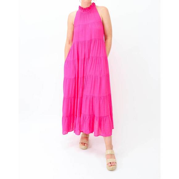 entro | Dresses | New Entro Cheer Up Maxi Dress In Pink | Poshmark